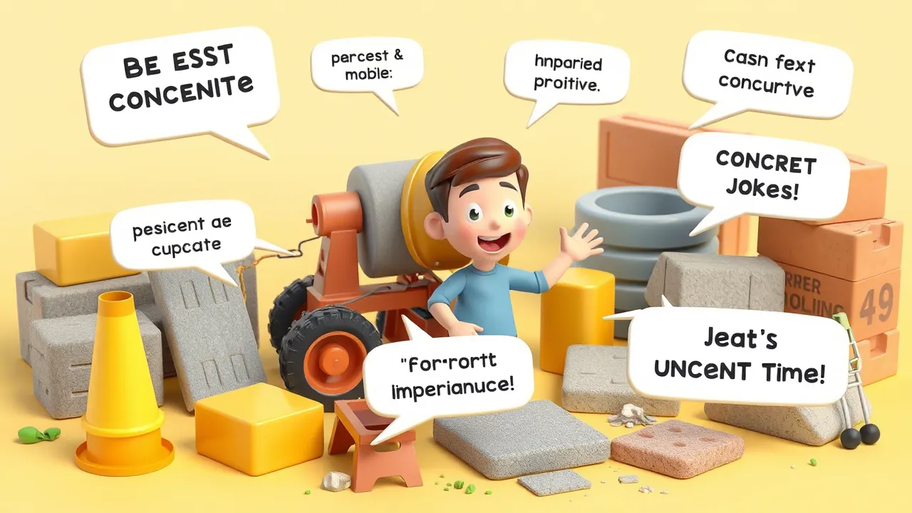 510+Best Concrete Jokes to Cement Your Sense of Humor